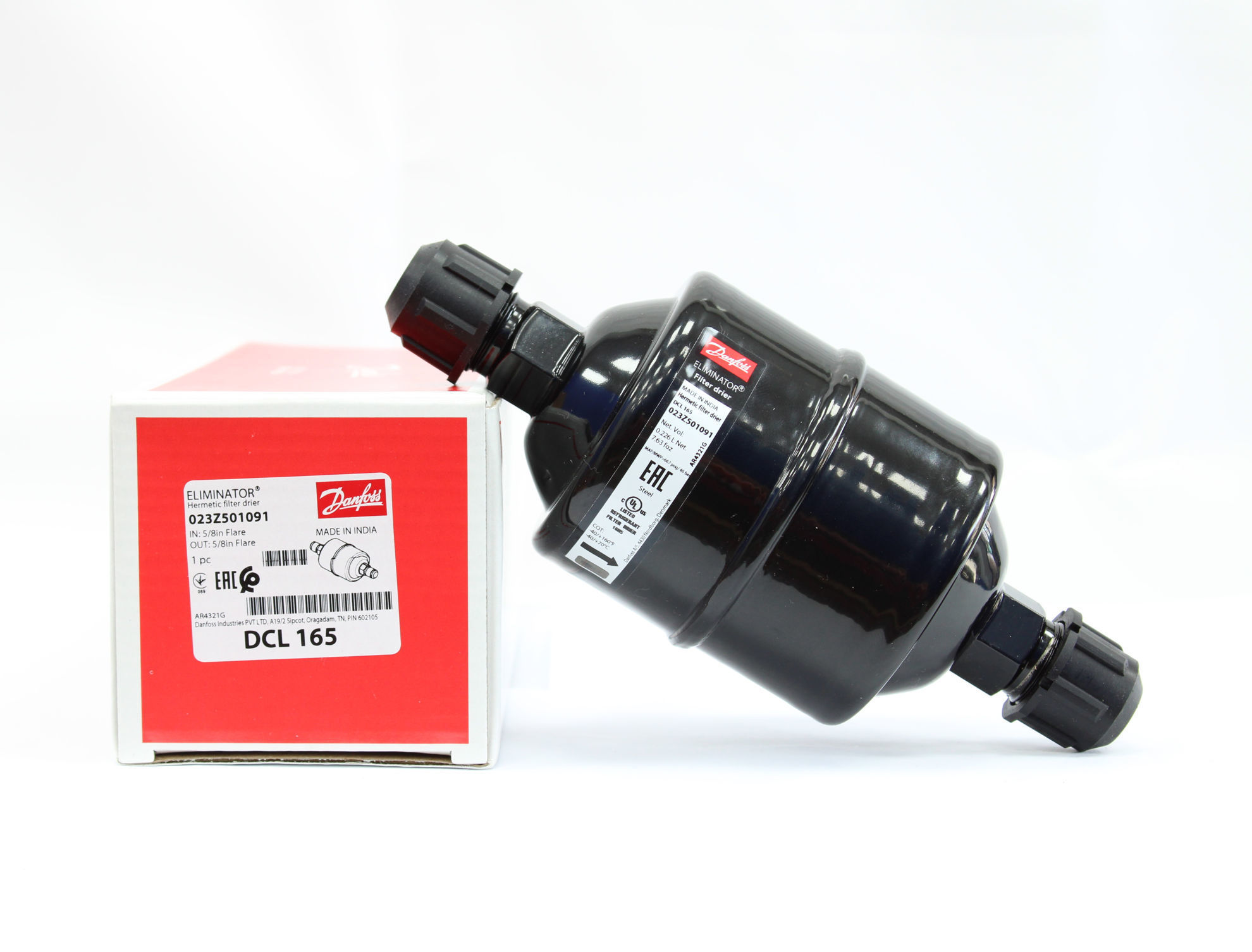 KSP Online Store. FILTER DRIER DANFOSS DCL 165 5/8" FLARE 023Z501091, M/12