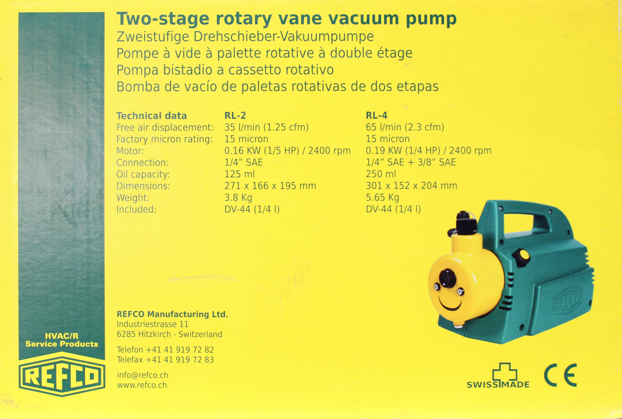 KSP Online Store. VACUUM PUMP RL-4